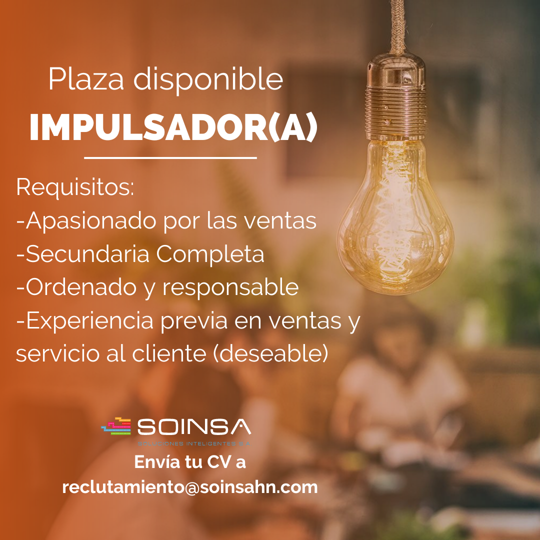 Impulsadora | RDS - Empleos.hn